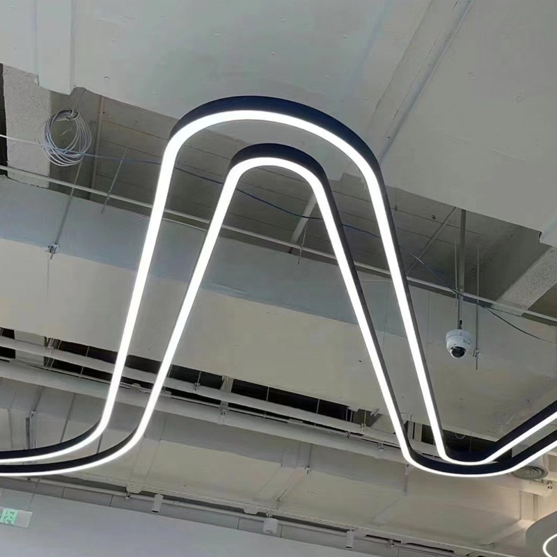 Office Supermarket Customized Architecture Design LED Linear Light with ...